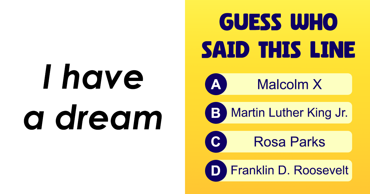Quotes That Managed To Stand The Test Of Time: Match The Iconic Quote ...