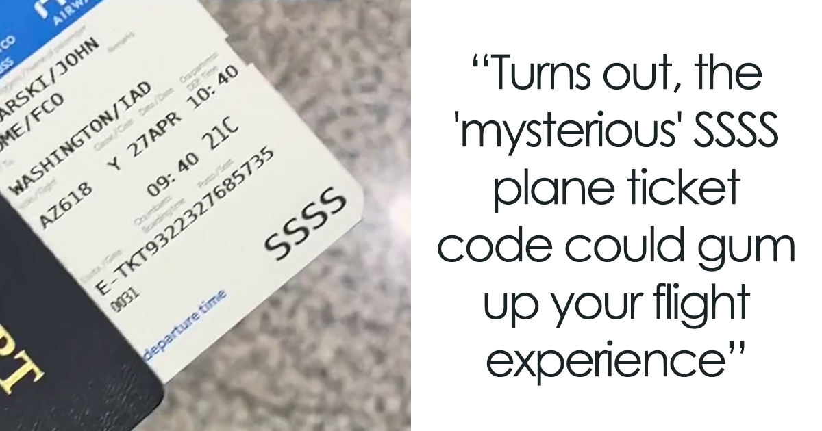 Your Boarding Pass Might Have An ‘SSSS’ Code – It Is Actually A Red ...