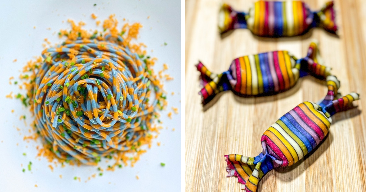 Creative Chef Puts Color And Patterns Into His Pasta, Making It Into ...