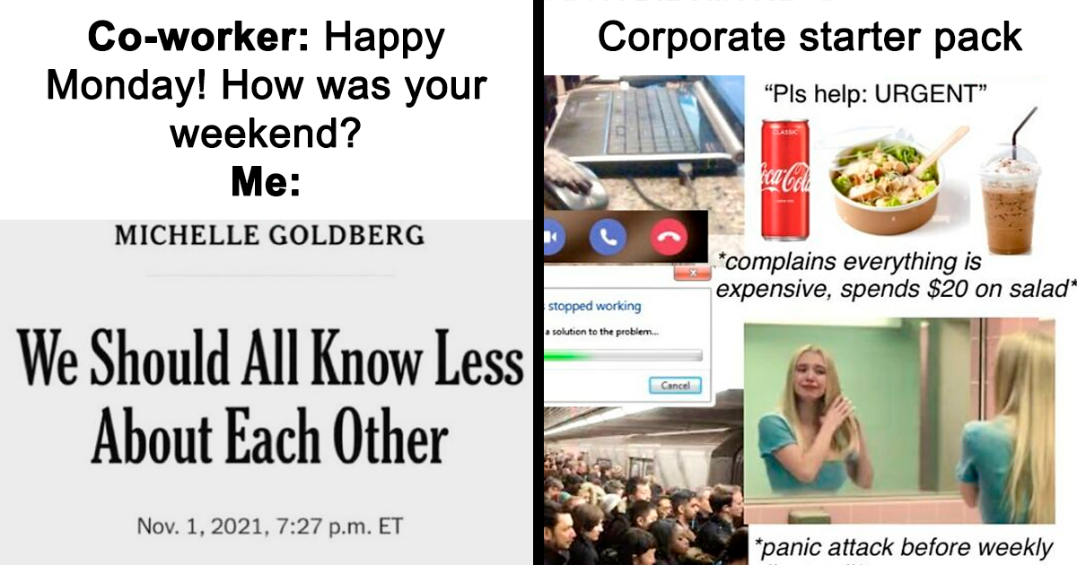 50 Of The Funniest Work Memes To Share With Your Buds At The Water ...