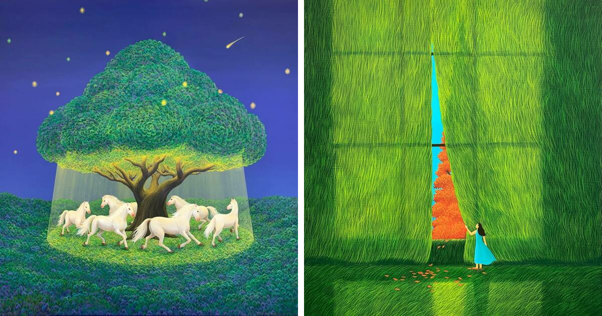 Artist Transports Us To Dreamlike Worlds Where Nature Meets Surrealism ...