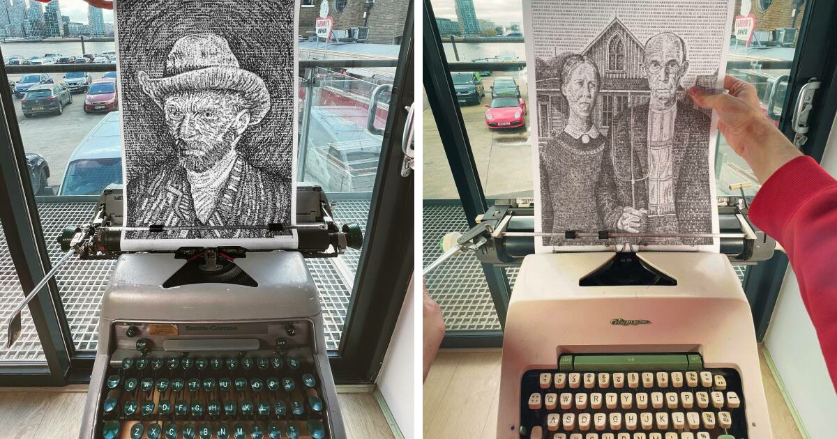 This Young Artist Draws With A Typewriter, And Here Are 30 Of His ...