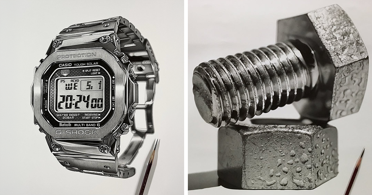 Kohei Ohmori’s Pencil Drawings Are So Realistic, It’s Hard To Believe ...