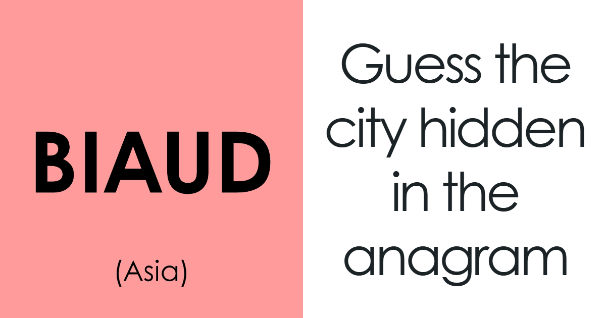 “Can You Unscramble ‘DYSNEY’ Or ‘PSARI’?”: If You Can Solve At Least 22 ...
