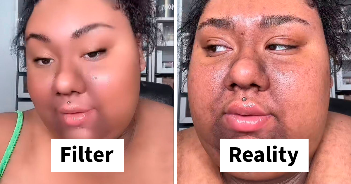 Filtered Vs Reality: 44 Brave And Real Side-By-Side Pics That Prove You Shouldn't Trust The ...