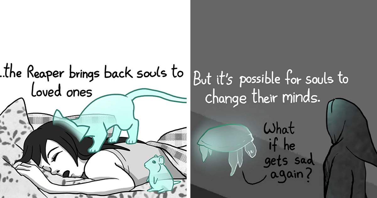 Artist Who Made People Cry With Her Grim Reaper Animal Comics Is Back ...