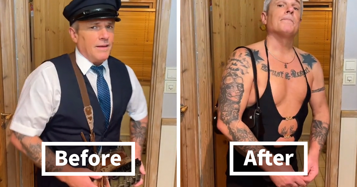 "Turning My Dad Into Me": 37 Viral TikTok Trend Dad Makeovers That ...