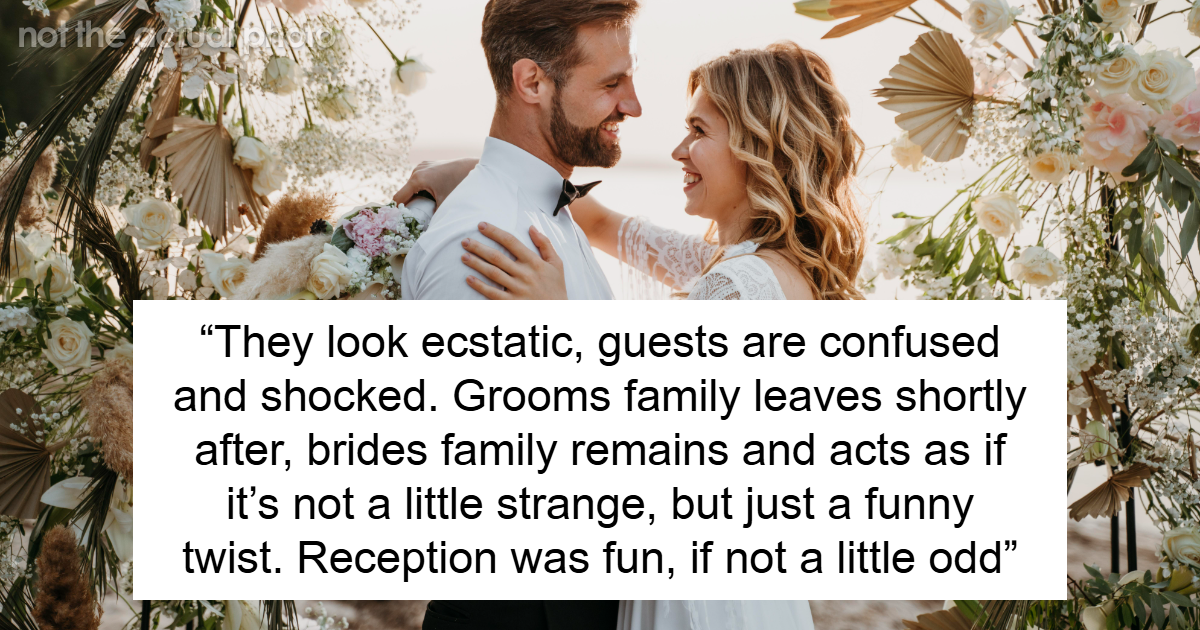 Wedding Guests Shocked And Confused After Couple Reveals They Eloped 3 ...