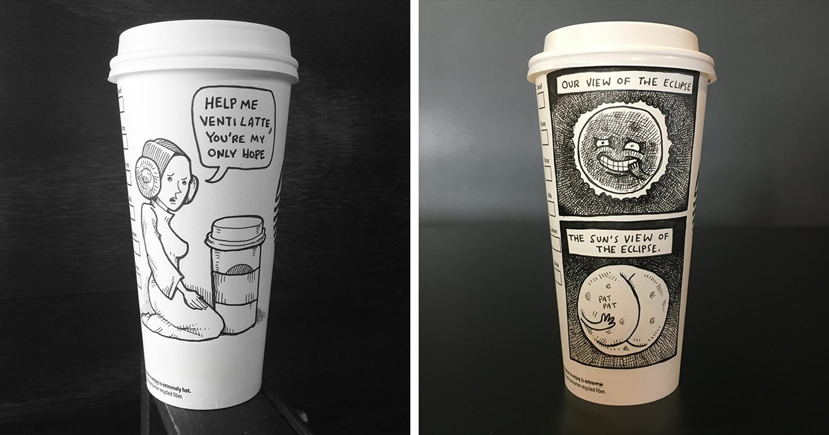 34 Funny Comics On Coffee Cups, And They're Surprisingly Relatable ...
