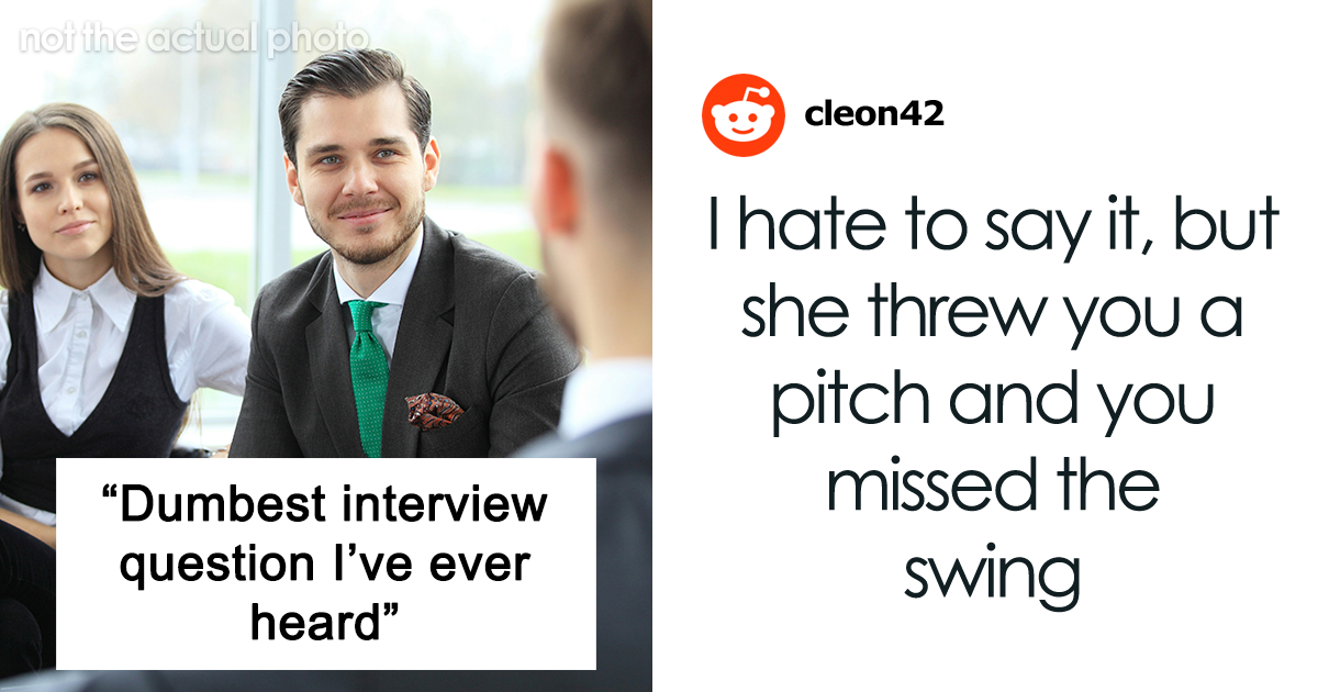 Man Doesn’t Connect The Dots Between Professional Question And Random ...