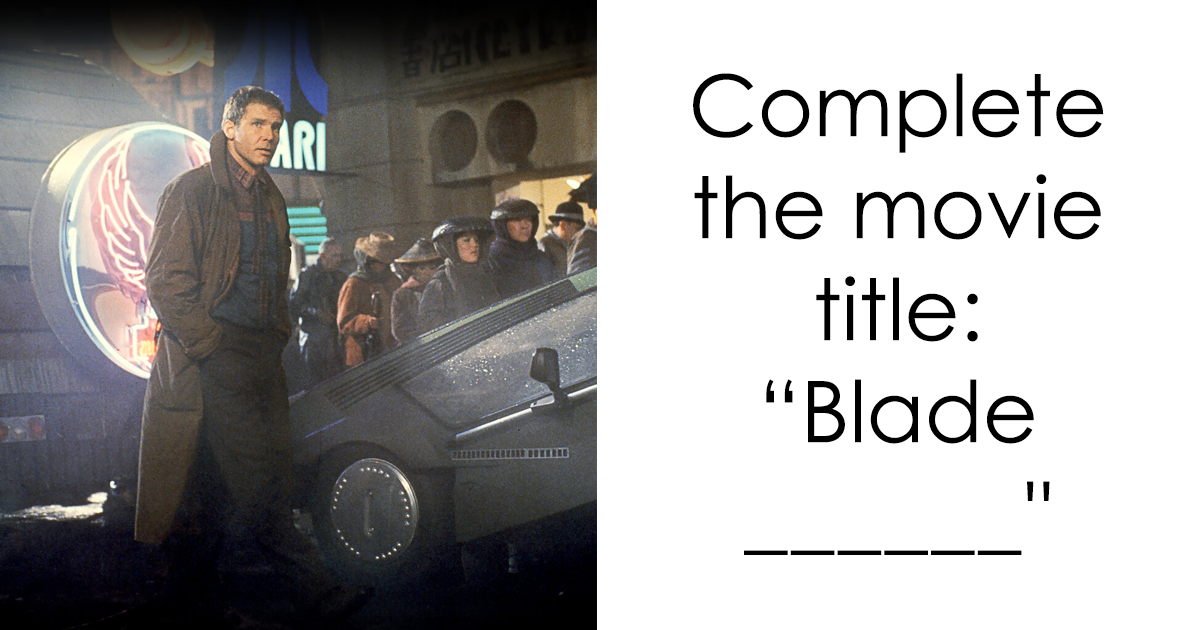 35 Famous Movie Titles Are Missing A Word – Can You Fill Them In ...