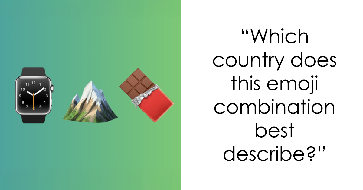Can You Guess The Country? Decode These 25 Geography Emoji Sets | Bored ...