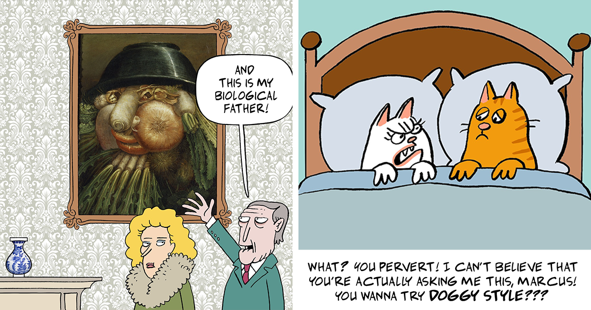 30 Funny And Surreal Cartoons That Bend Reality | Bored Panda