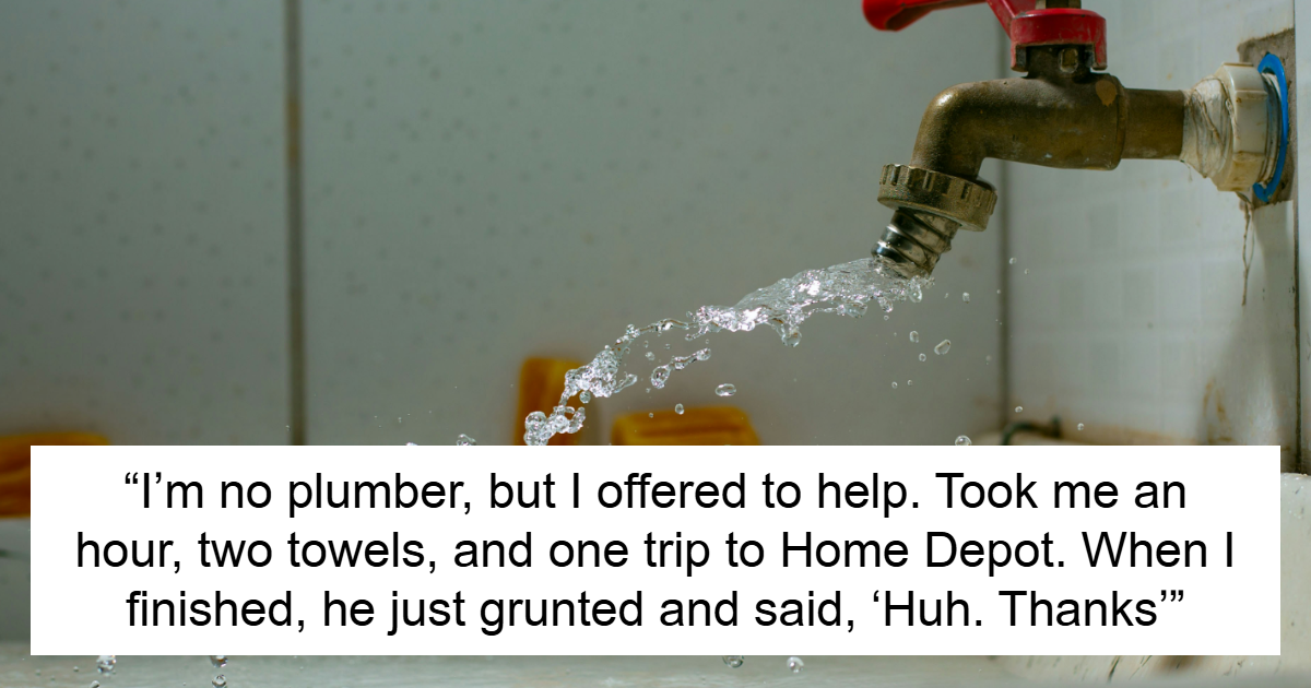 Man Fixes Grumpy Neighbor's Kitchen Sink, Little Did He Know He'd Be ...