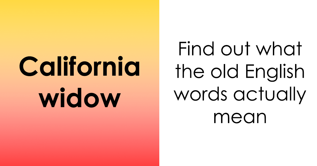 These 28 Forgotten English Words Sound Fake – Can You Decode Them ...