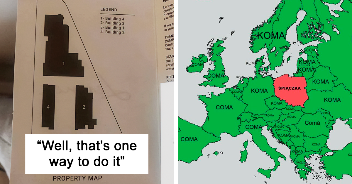 50 Maps That Are Useless On The Road But May Give You A Laugh (New Pics ...