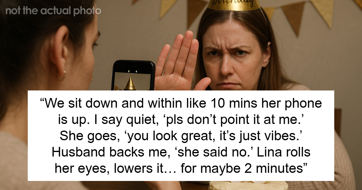 Self-Proclaimed Influencer Tries Filming SIL At B-Day Dinner, Flips Out ...