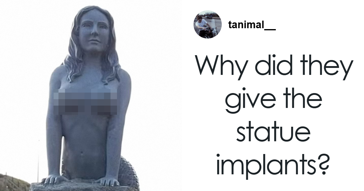 Famous Mermaid Statue To Be Demolished After Critics Say It's “A Man’s ...