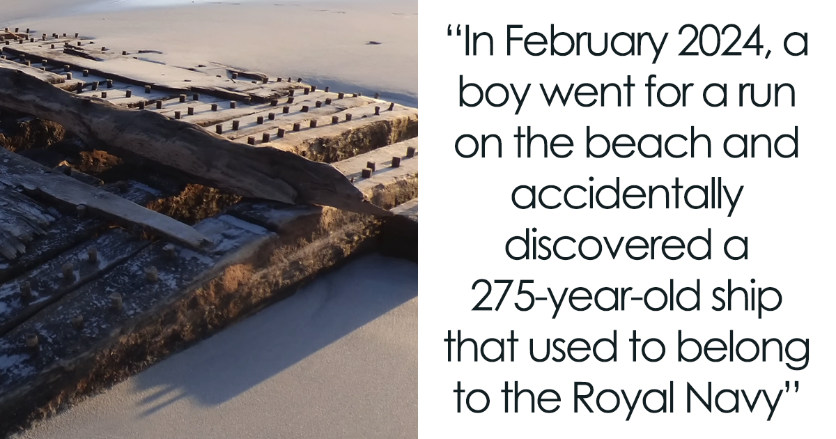 Boy Stumbles Across 275YO Shipwreck While Out For A Run, Experts Are ...