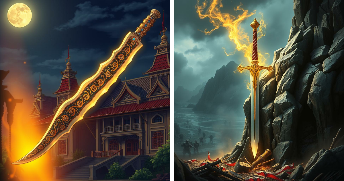 Here’s 11 Legendary Swords From Mythology Illustrated, And What Would ...