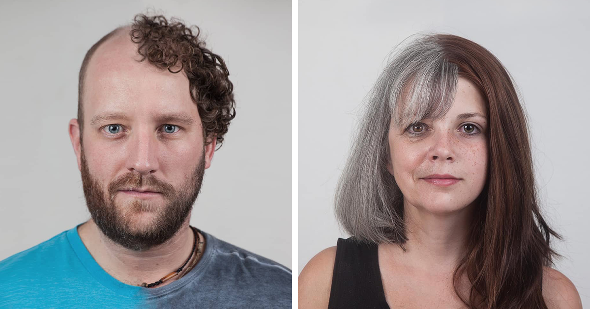 Side-By-Side ‘Genetic Portraits’ Of Family Members Show Just How Strong ...