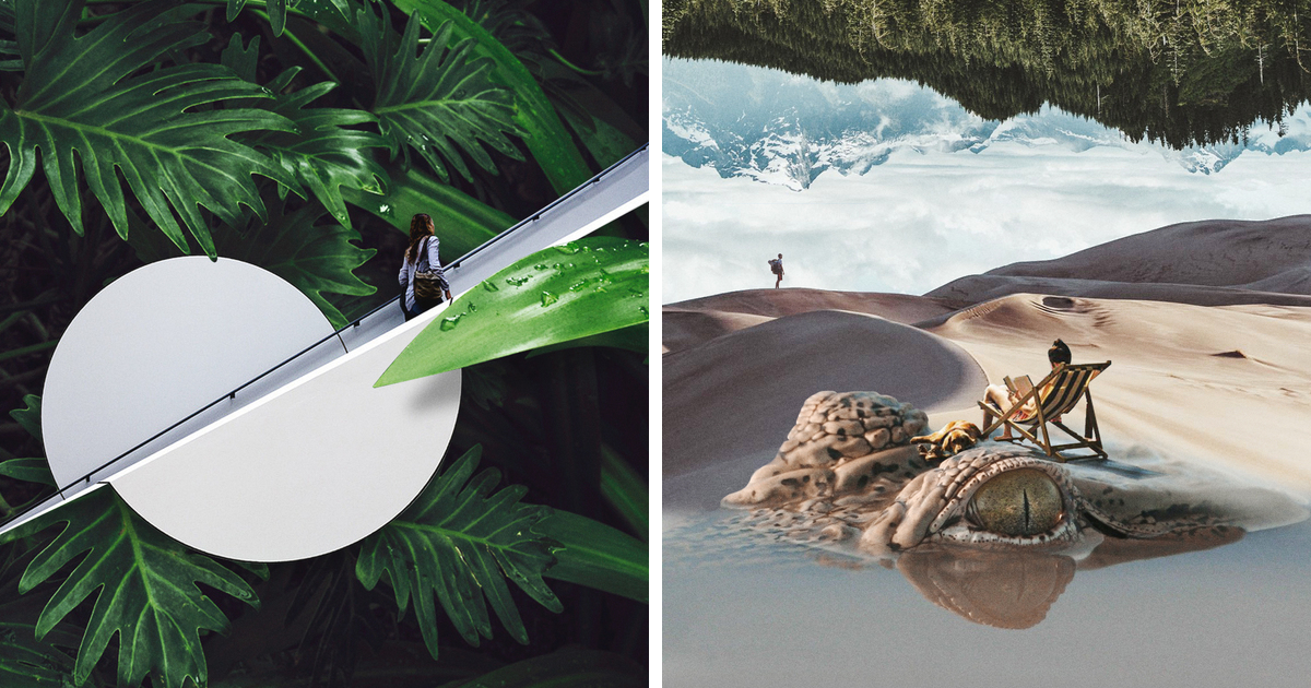 I Create Surreal Collages That Blur The Line Between Reality And Nature ...