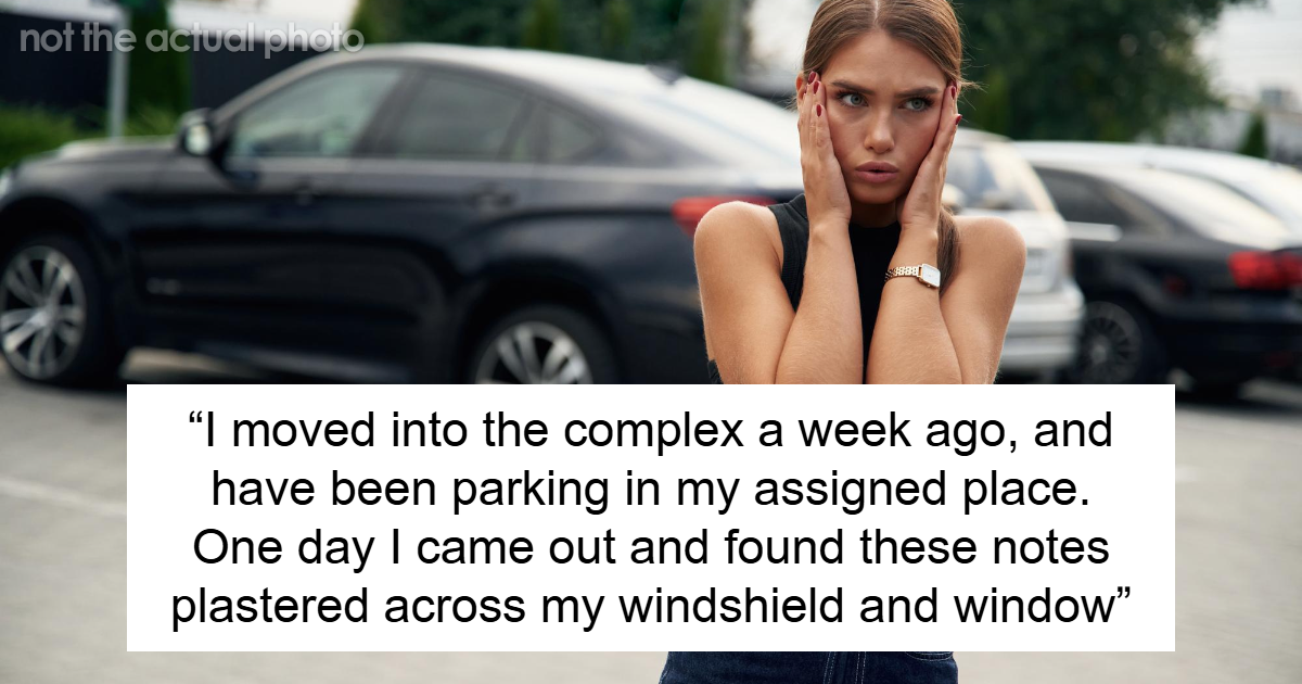 Lady Gets Anonymous Stickers On Windshield Demanding Her Paid Parking ...