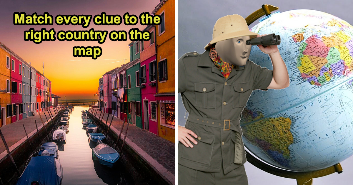 Only 10% Of Geography Nerds Can Identify These Countries From Their ...