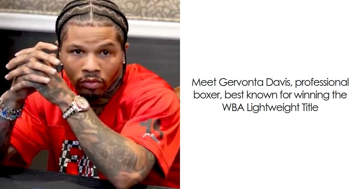 Gervonta Davis: Bio And Career Highlights | Bored Panda