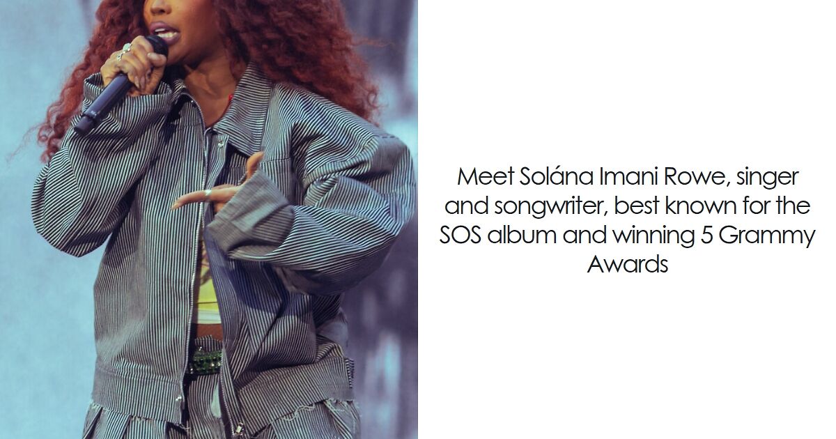 SZA: Bio And Career Highlights | Bored Panda