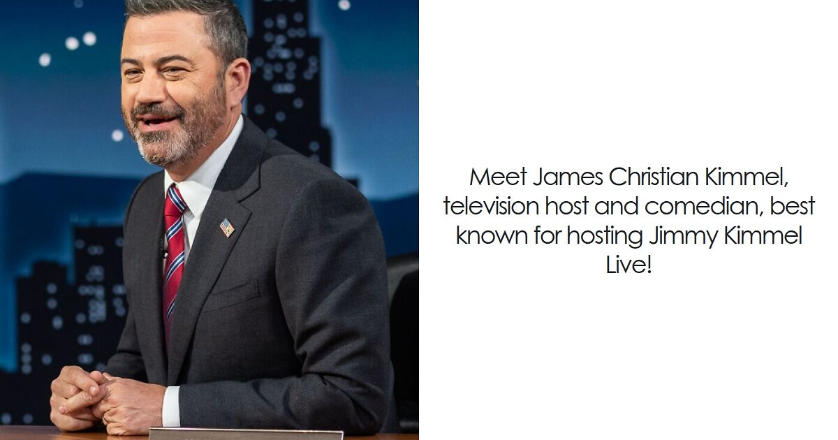 Jimmy Kimmel: Bio And Career Highlights | Bored Panda