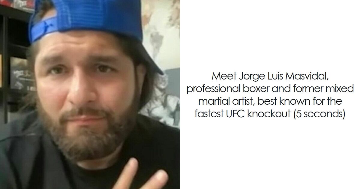 Jorge Masvidal: Bio And Career Highlights | Bored Panda