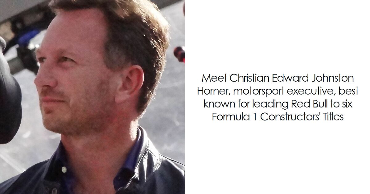 Christian Horner: Bio And Career Highlights | Bored Panda