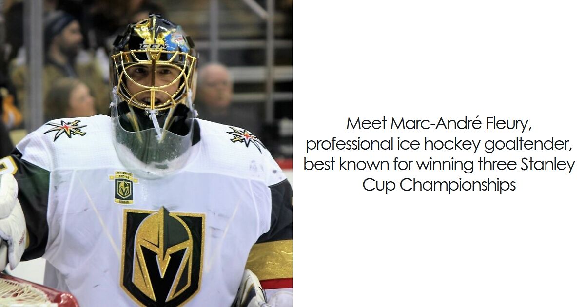 Marc-André Fleury: Bio And Career Highlights | Bored Panda