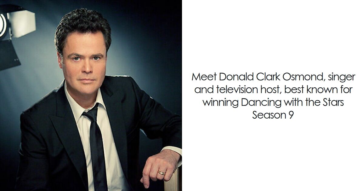 Donny Osmond: Bio And Career Highlights | Bored Panda