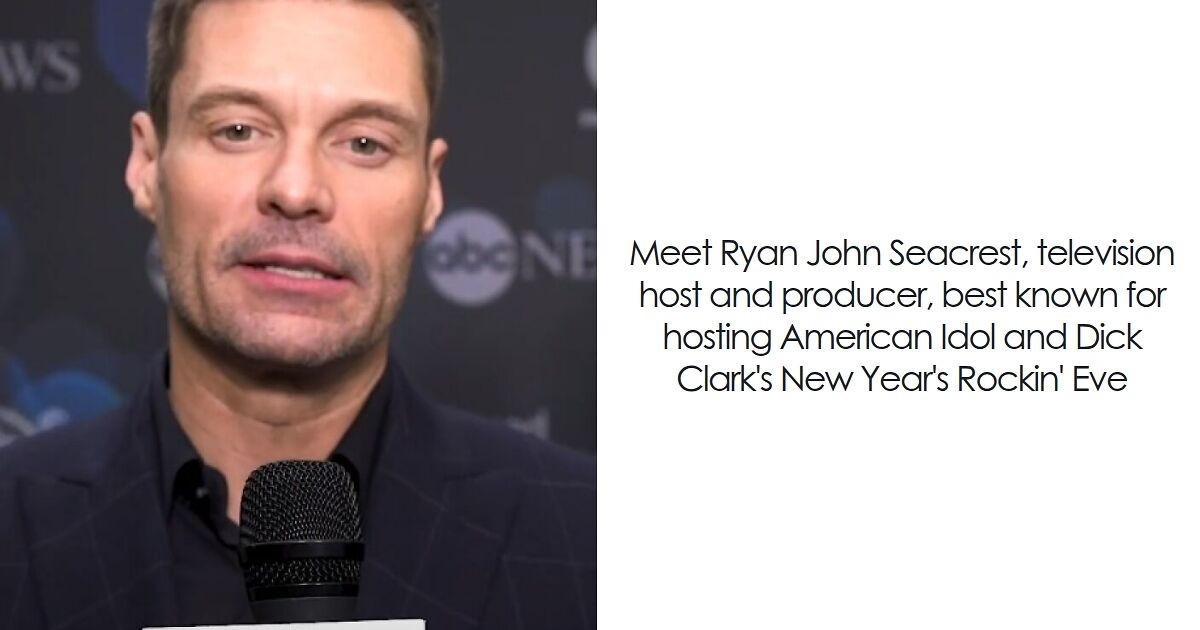 Ryan Seacrest: Bio And Career Highlights | Bored Panda