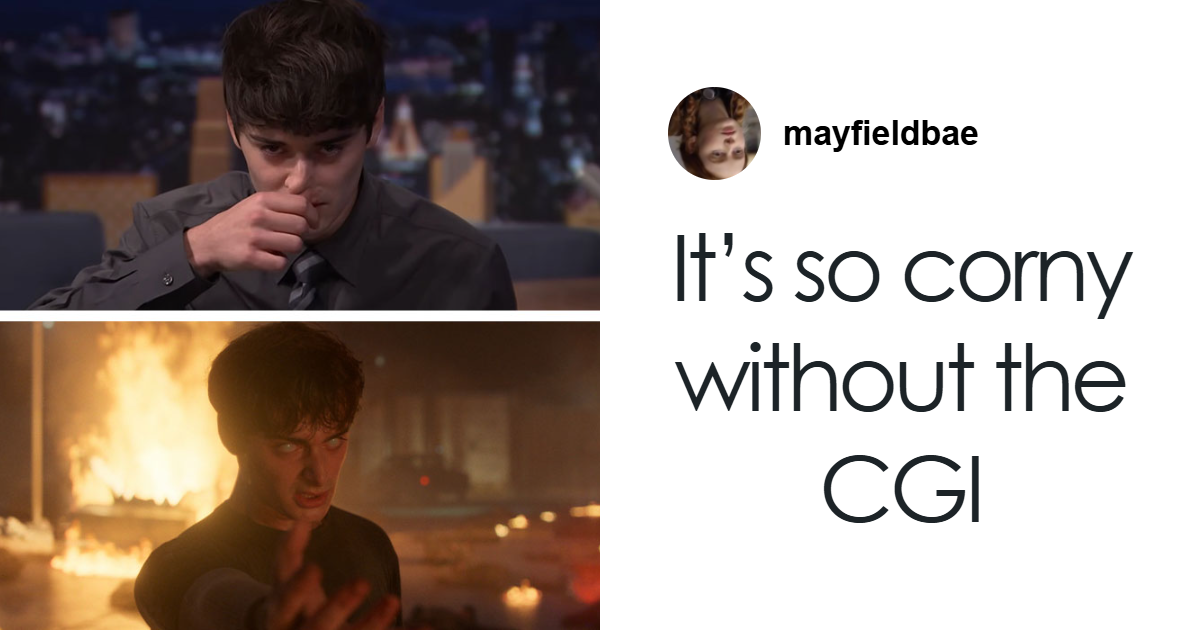 Noah Schnapp Scene Recreation Brutally Mocked Amid Backlash | Bored Panda