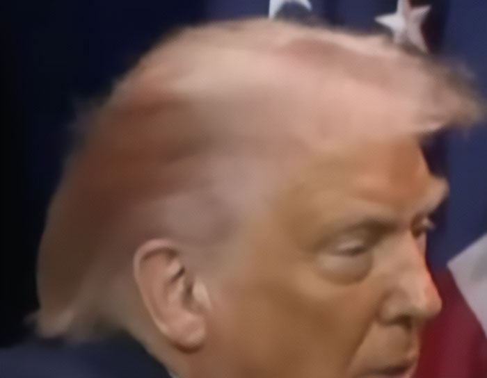 Professional Stylist Reveals Why Trump’s Hair Has Turned Pink